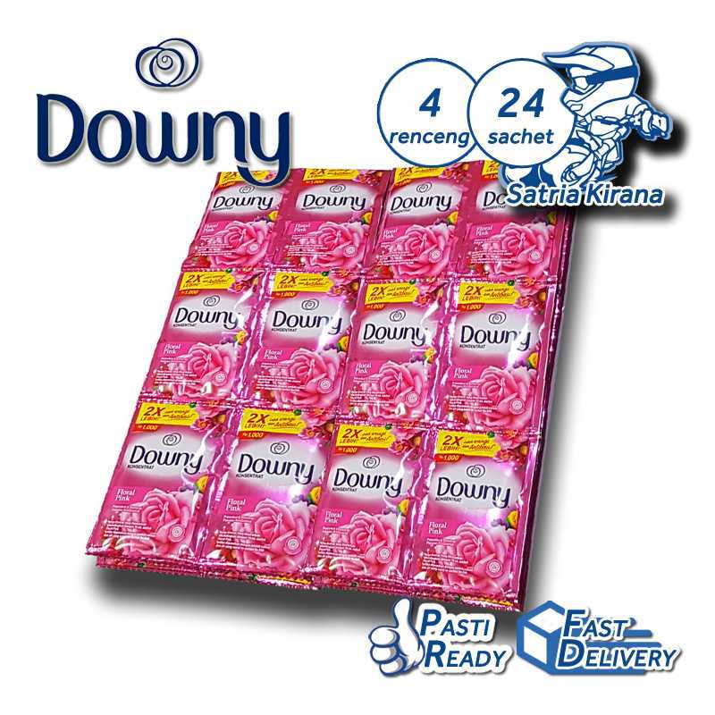 Jual Downy Floral Pink [24 pcs | 4 Renteng] mL Bunga Merah Renceng 20 ...