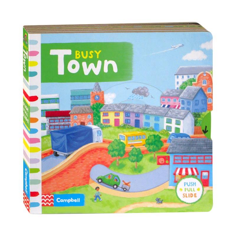 Jual Campbell Books Busy Town Push Pull Slide Board Book di Seller ...