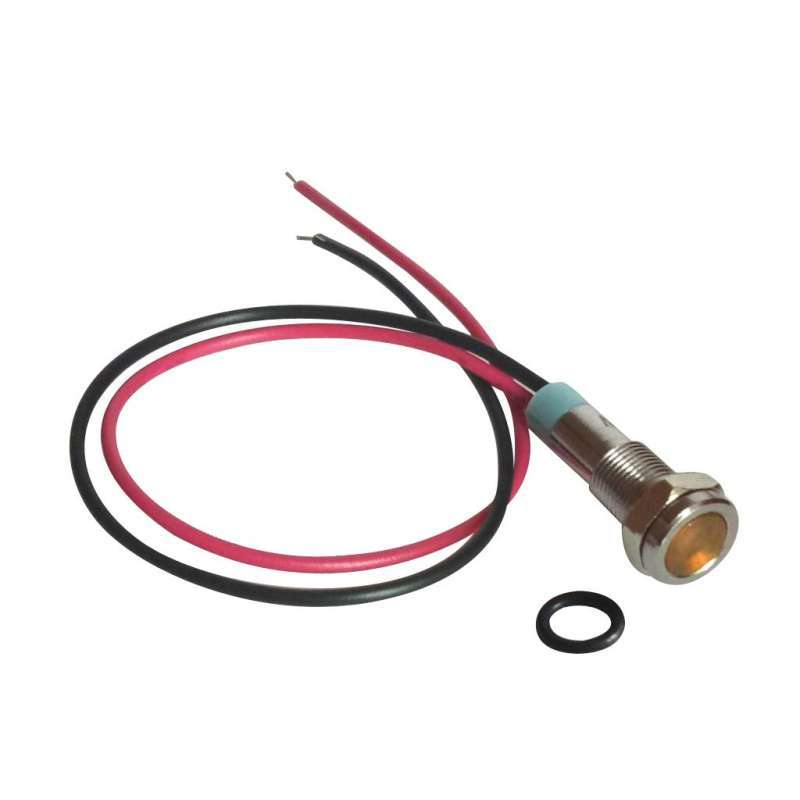 Jual 6mm 220V LED Metal Indicator Light Pilot Pre-Wired LED Light ...