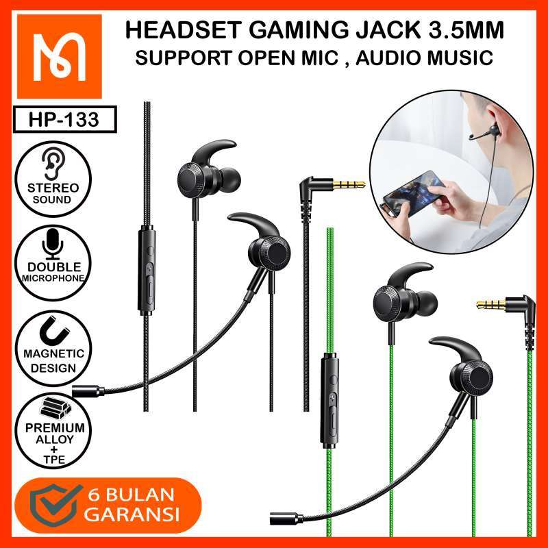 Jual Mcdodo Hp-133 Hengset Handsfree Gaming Jack 3.5mm Open Mic Pubg ...