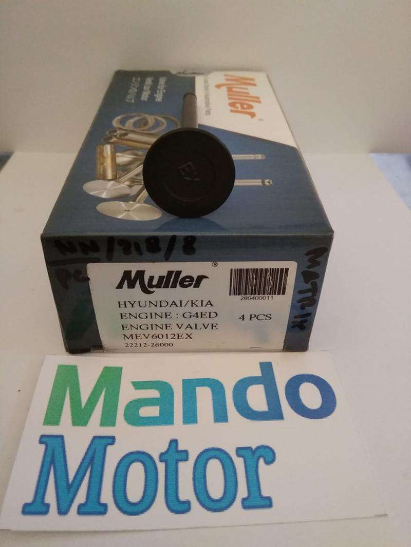 Promo Muller Klep Ex-exhaust Valve Hyundai Matrix Diskon 22% Di Seller ...