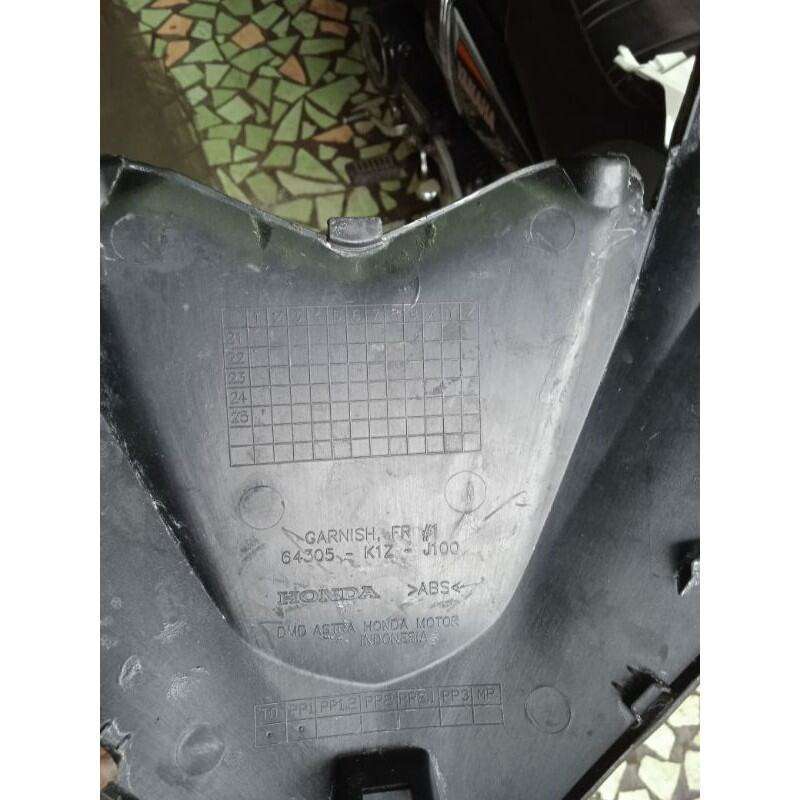 Jual Garnish Front Panel V Depan Pcx New 160 K1z Karbon Kevlar Original ...
