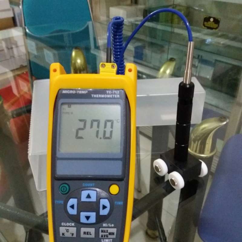 Jual Large Display Thermometer with Teflon Roller Surface Probe di ...
