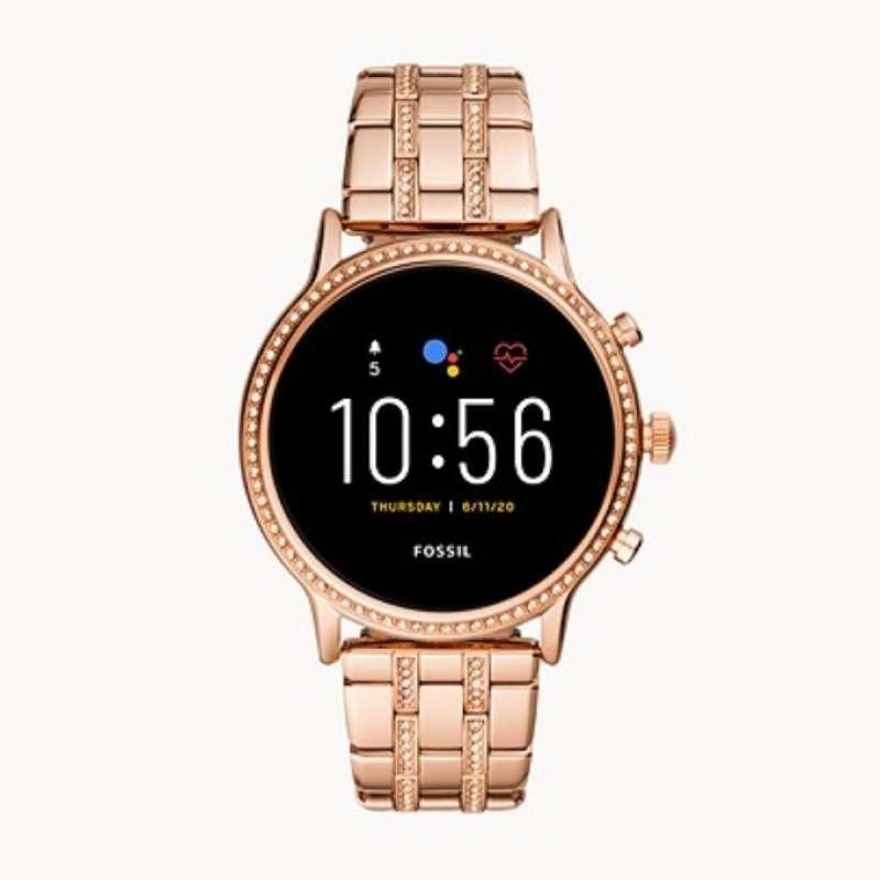Jual FLASH SALE FOSSIL Gen 5 Women Smartwatch Julianna HR in Rose Gold ...