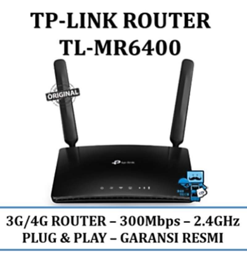 Promo Router TP-Link TL-MR6400 300 Mbps - Wireless N 4G LTE Router ...