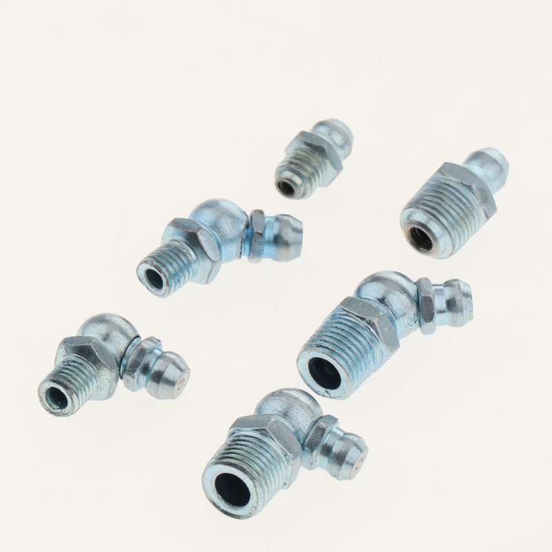 Jual 110 Lot Hydraulic Grease Zerk Zirk Fitting Assortment Straight 90 ...