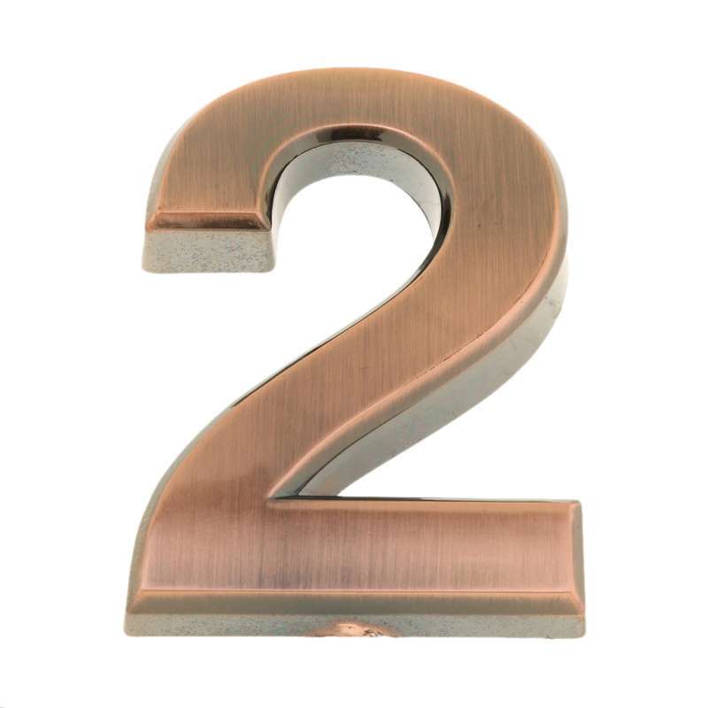 Jual Antique 5cm Door Number 4 DIY Door Plate Address Office Home House ...