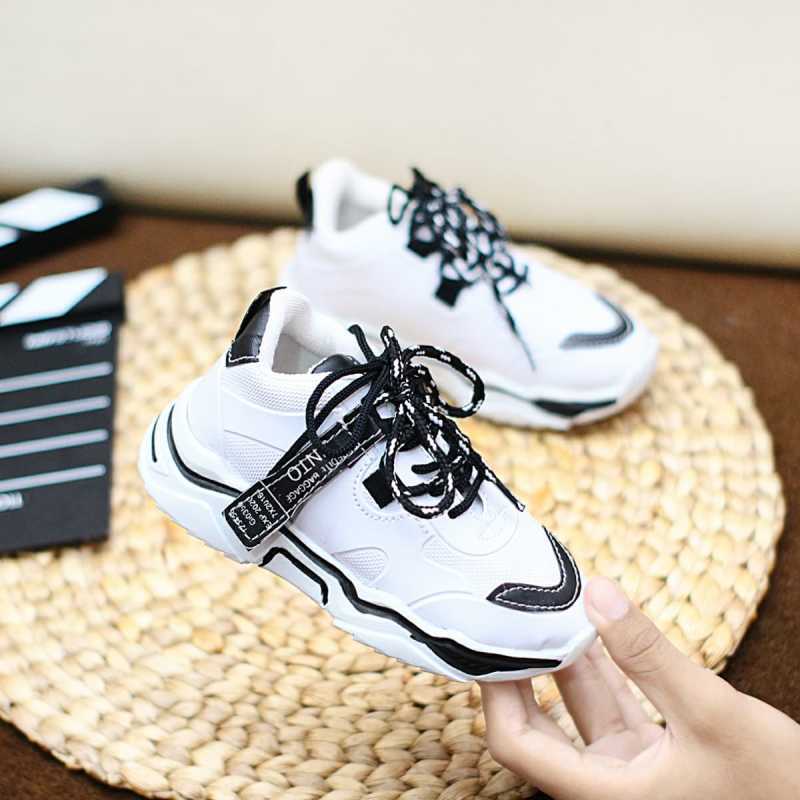 Jual Sepatu Anak Eliza Cute Kids AS142 - 33 Putih Hitam di Seller ...