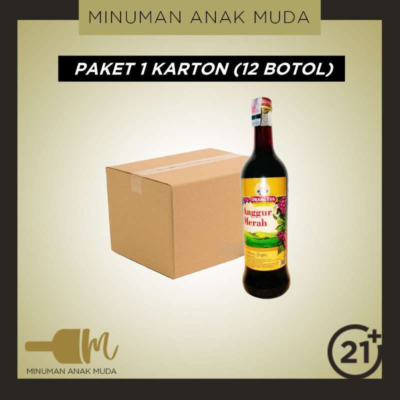 Jual Anggur Merah Cap Orang Tua Gold 620ml 19.7% / Amer OT Gold 1 ...