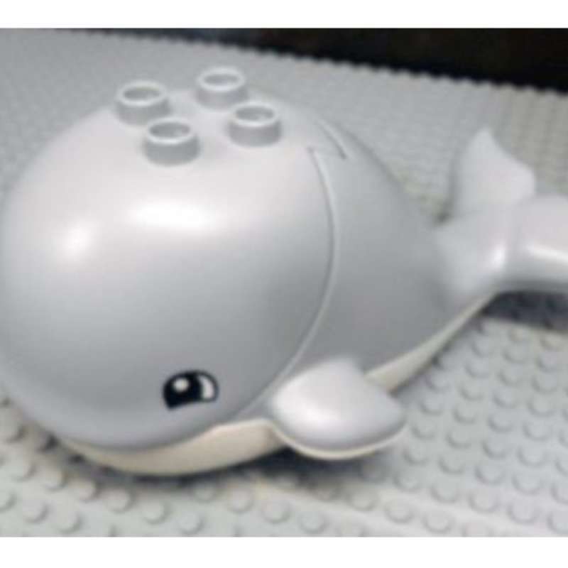 Jual DUPLO ANIMAL LEGO MINIFIGURE BIG WHALE BINATANG IKAN PAUS PUTIH ...