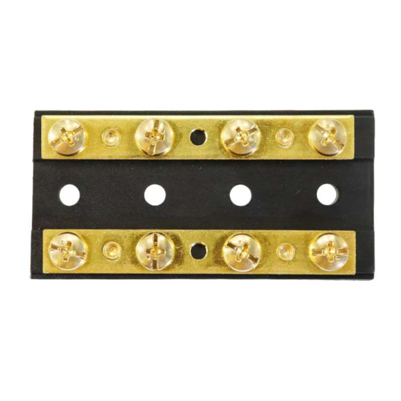 Jual Car Boat 4 Gang Dual Terminal Block Positive and Negative Buss Bar ...