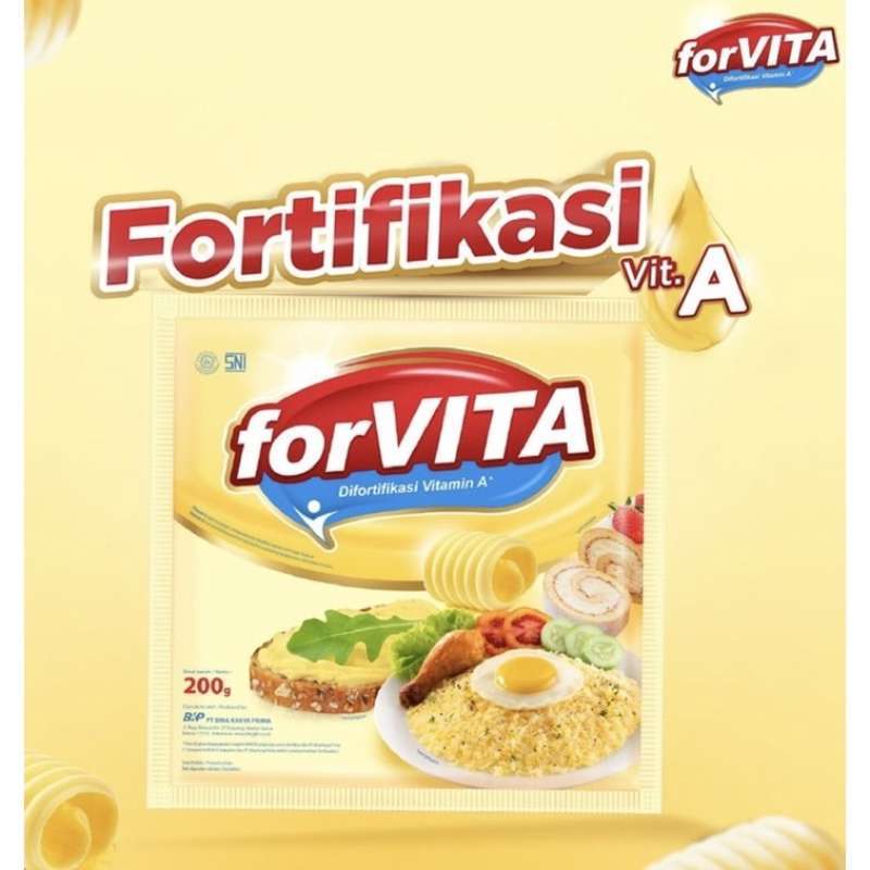 Jual FORVITA Margarine [200 G/60 Pcs/1 Dus] di Seller ANEKA BOGA CARAKA ...