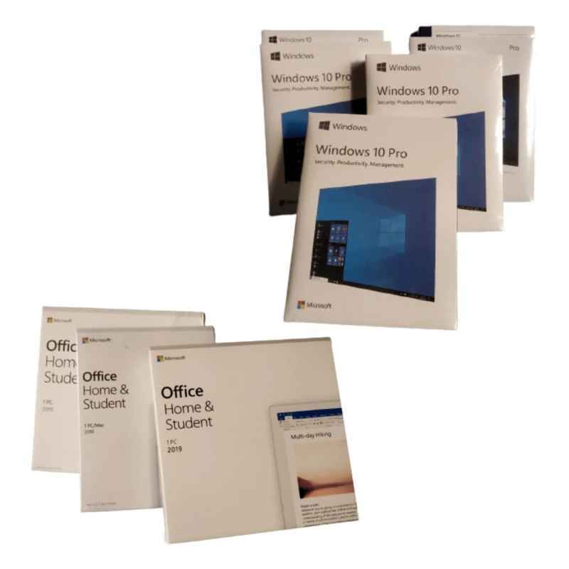Jual Paket Windows 10 Pro dan Office 2019 Home Student Fullbox di ...