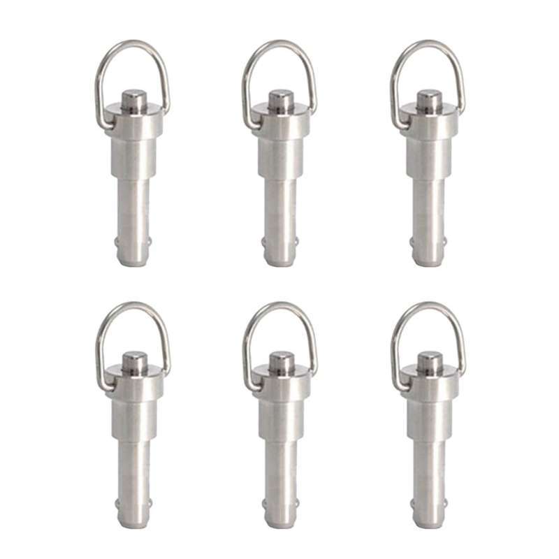 Promo BALL LOCK PINS Quick Release Push/Pull RING HANDLE Shank 20mm x6 - As Described Diskon 29% ...