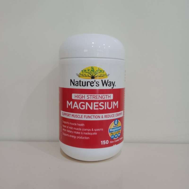 Jual Nature's Way High Strength Magnesium 150 Tablets di Seller Central ...