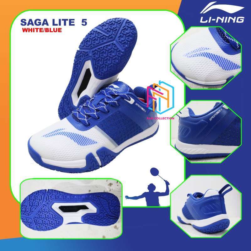Jual Lining Saga Lite 5 / Li-ning Saga Lite V Sepatu Badminton Original ...