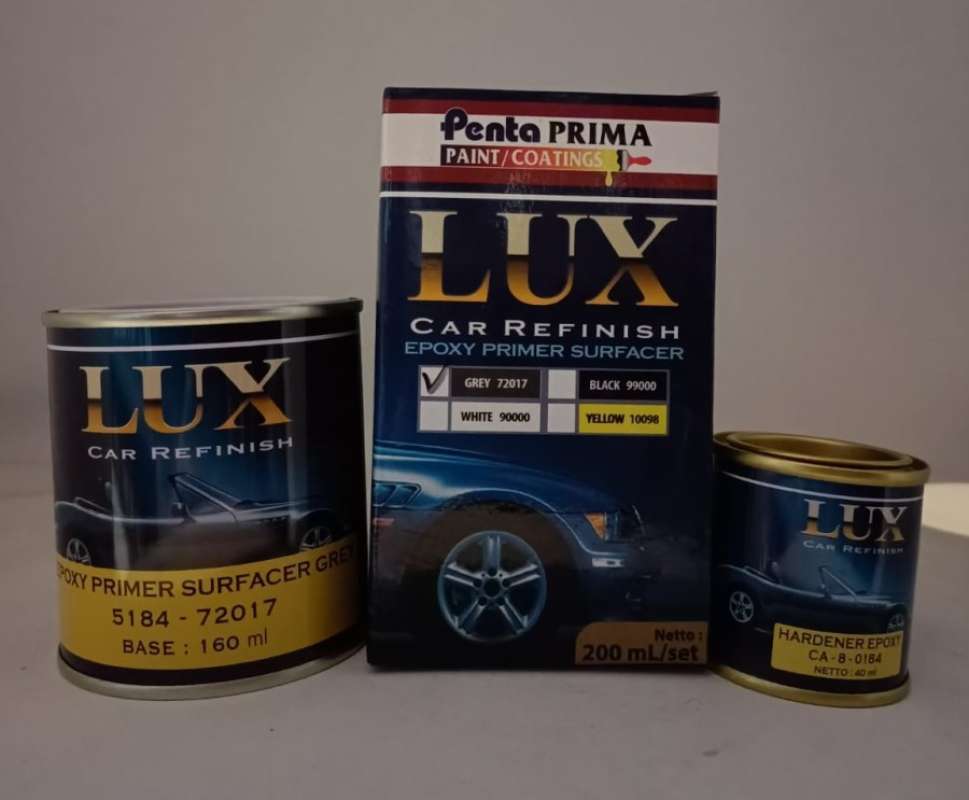 Jual Epoxy Lux Primer Surfacer 200 Cc Grey / Abu-abu / Cat Dasar Di ...