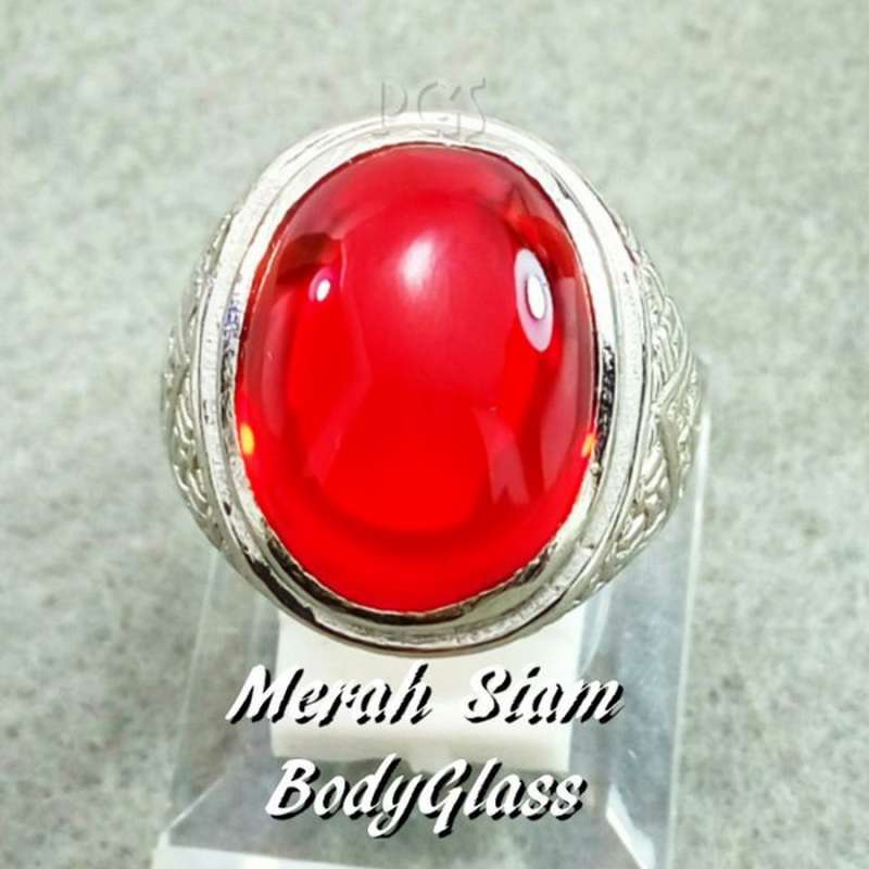 Batu Akik Merah Siam
