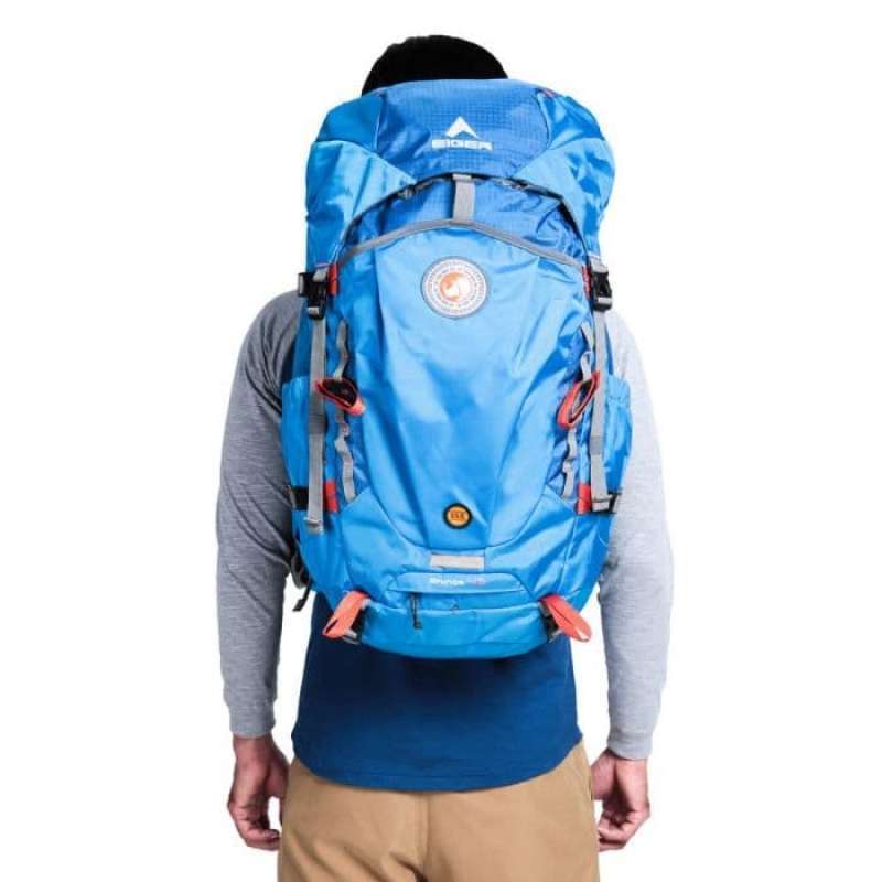Jual Tas Gunung Keril Carrier Eiger Rhinos 45l Biru Original Di Seller ...