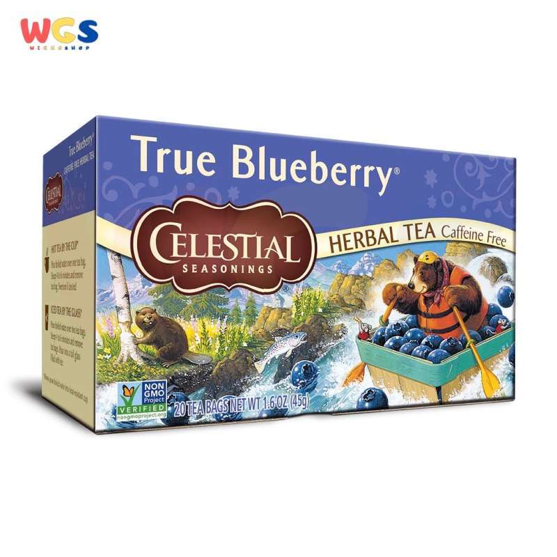 Jual Celestial Seasonings True Blueberry Tea Caffeine Free 20s x 2.25g ...