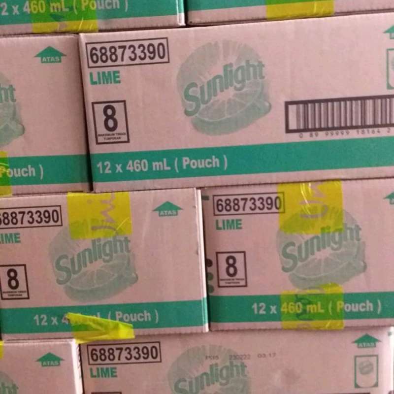 Promo Sunlight Sabun Cuci Piring lime Refill 460ml /dus isi 12 Diskon ...