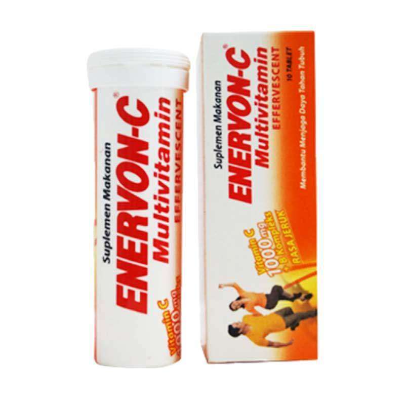 Jual Enervon C Effervescent Multivitamin [10 Tablet] di Seller rave ...