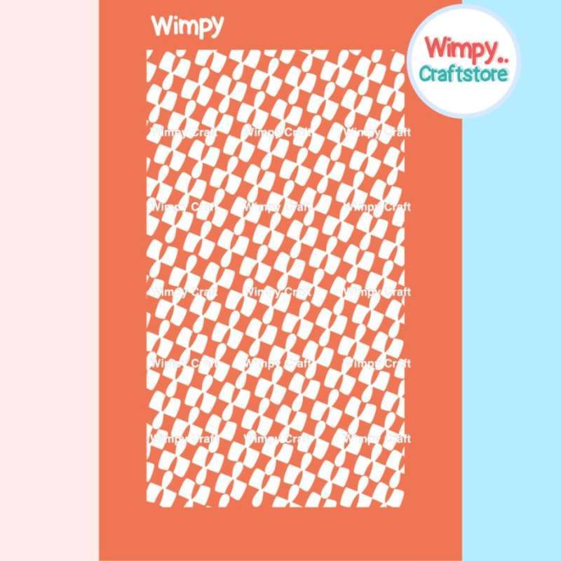 Jual Polymer Clay Silk Screen Cetakan Texture Motif Stencil Screen ...