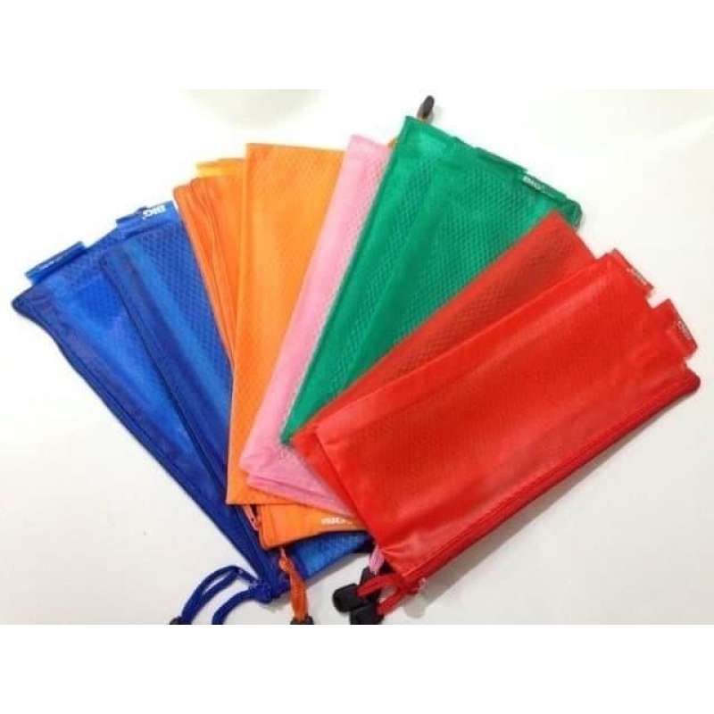 Promo Map Resleting / Pocket File / Zipper Pocket A6 Sekat Jala 9001 ...