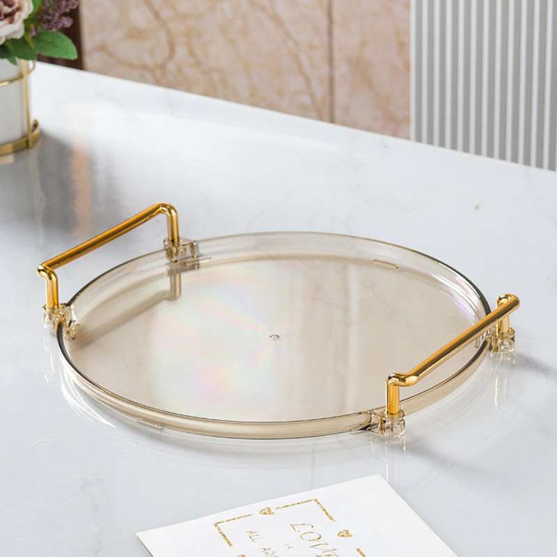 Promo Plastic Serving Tray with Handles Multifunction Platters for ...