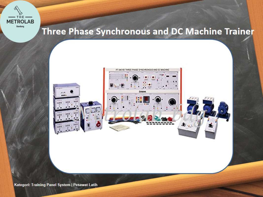 Jual Three Phase Synchronous and DC Machine | Training Panel System ...