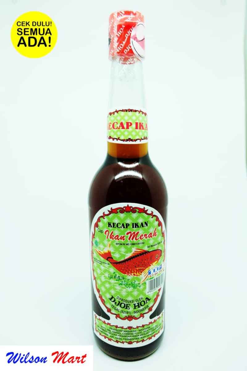 Jual Kecap Ikan Cap Ikan Merah Djoe Hoa 620 Ml Botol Di Seller Bja Food ...