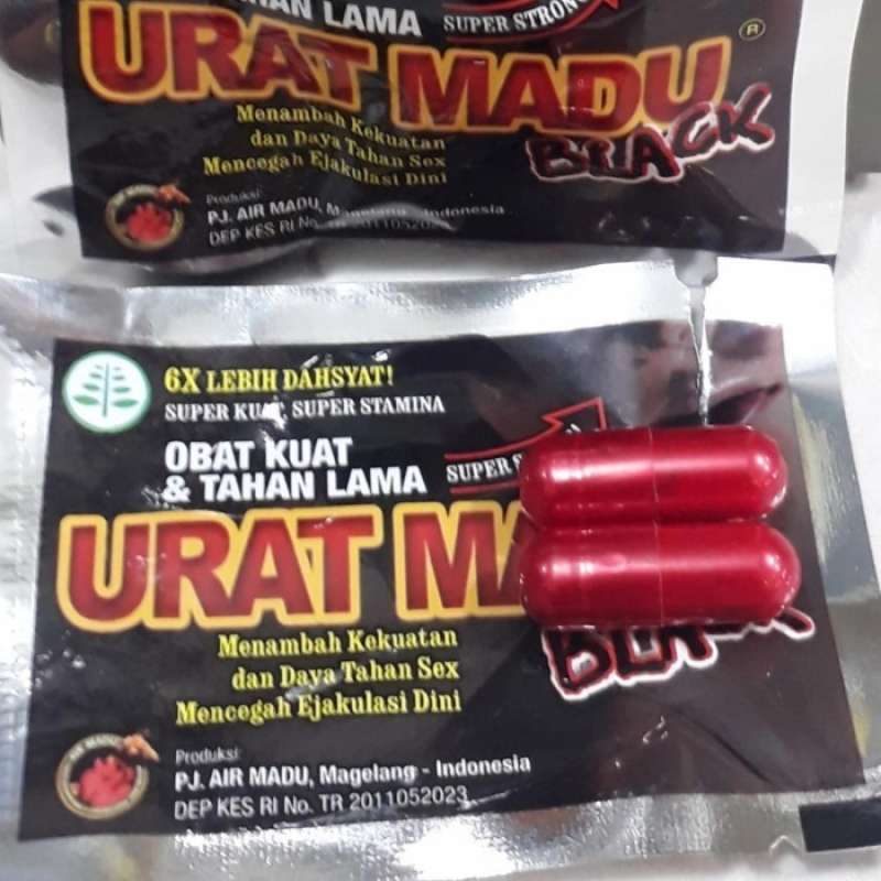 Jual Urat Madu Black Obat Kuat Pria [original/20 Kapsul] Di Seller Toko ...