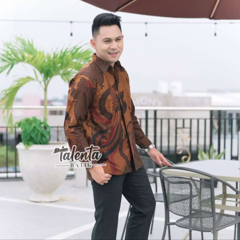 Promo Baju Batik Pria Modern Cotton Panjang Executive Modern Indonesia ...