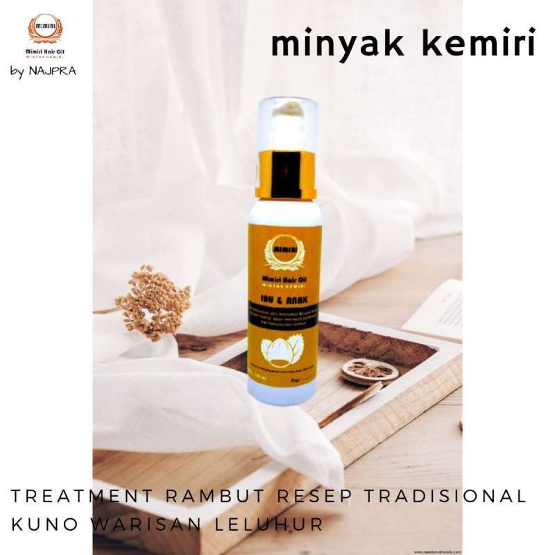 Jual Mimiri Minyak Kemiri Premium Pelebat Penghitam Rambut Penghilang ...