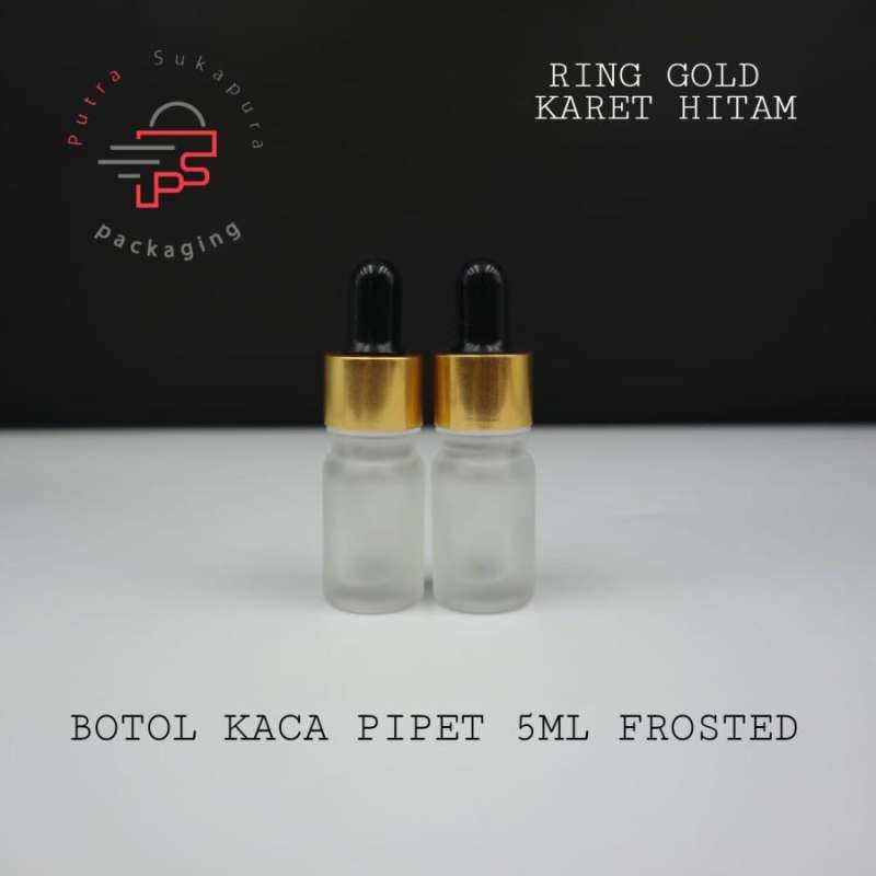Jual Botol Kaca Pipet 5ml Frosted/Botol Pipet 5 ml - Ring Gold Karet ... Jual Botol Kaca Pipet 5ml Frosted/Botol Pipet 5 ml - Ring Gold Karet ...