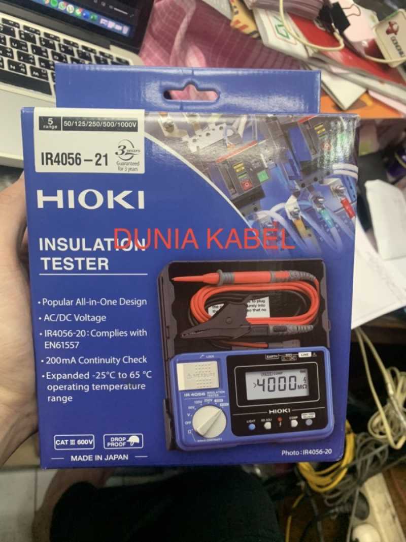 Jual Insulation Tester Megger HIOKI IR4056-21 |Alat Tes Insulasi di ...