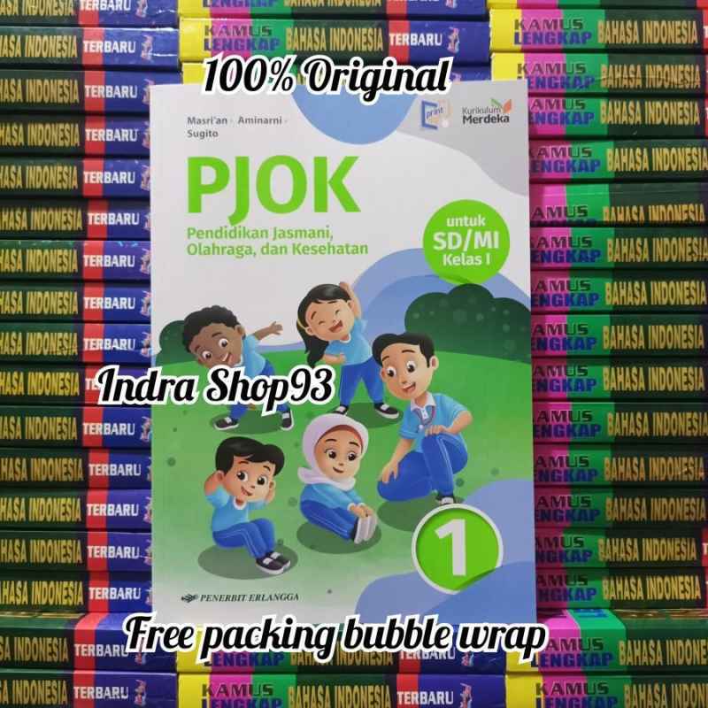 Jual Buku PJOK Kelas 1 SD/Mi Kurikulum Merdeka Erlangga di Seller Indra Shop93 - Kramat, Kota ...