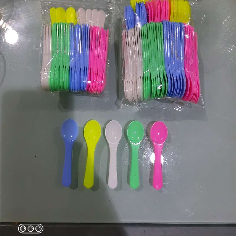 Jual 23 Sendok Jelly Sendok Eskrim Sendok Pudding Sendok Mini 100pcs di ...