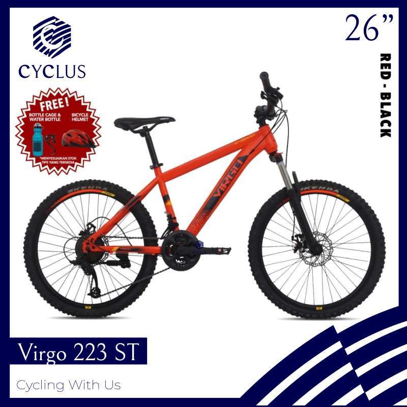 Promo Sepeda Mtb Virgo 223 St 3x8 Speed 26 Inch Gunung Anak Dewasa ...