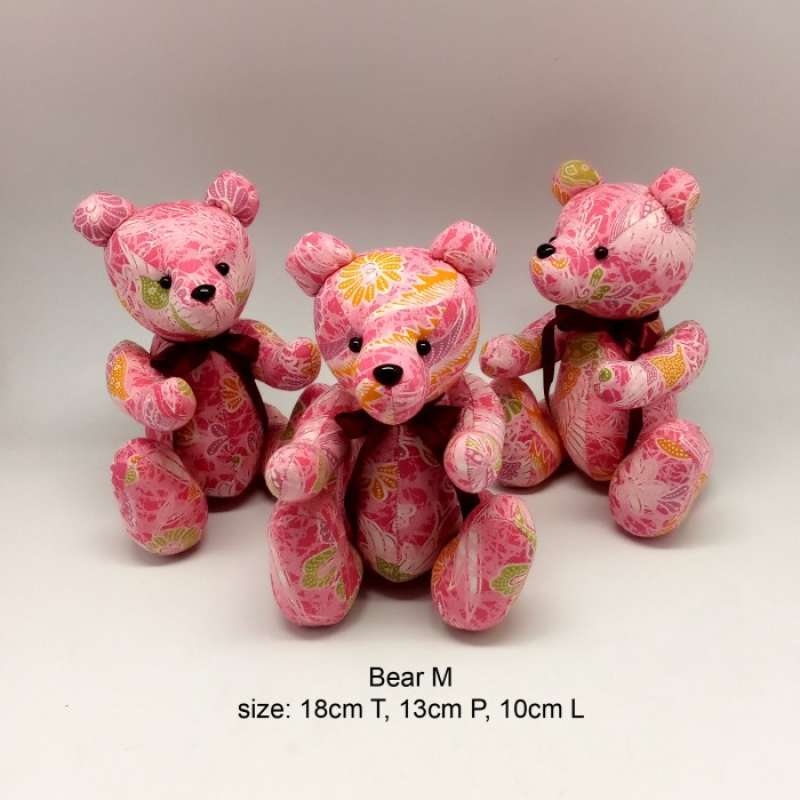 Jual Boneka Beruang Batik Ukuran M di Seller Louellaa Shop - Wanasari ...