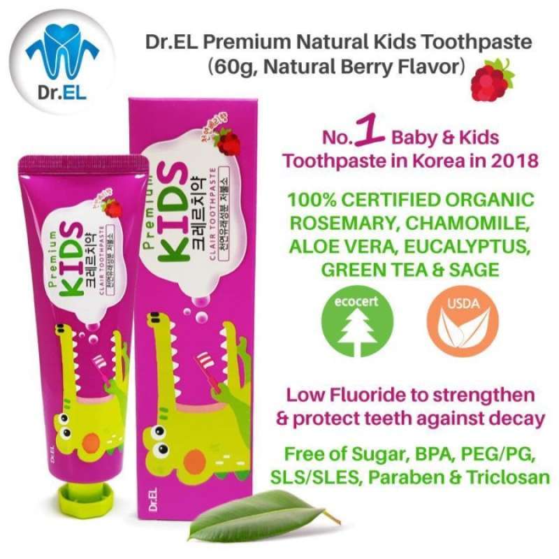 Jual Dr.el Premium Toothpaste (made In Korea) / Odol Bayi Anak Di ...