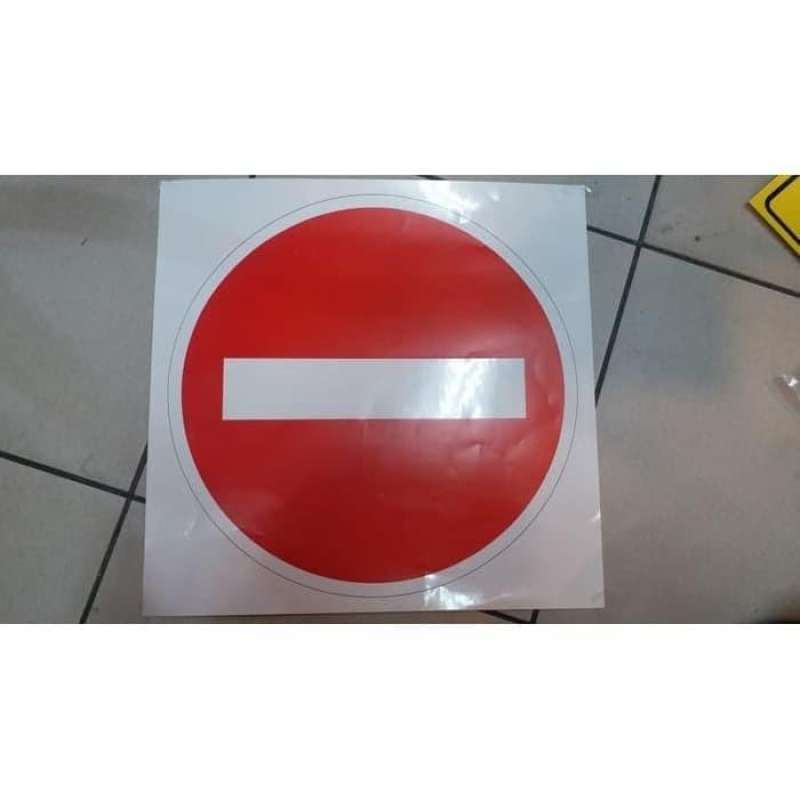 Jual Sign Label Sticker Rambu Perboden Dim 30x30cm K3 Rambu Jalan Kerja ...