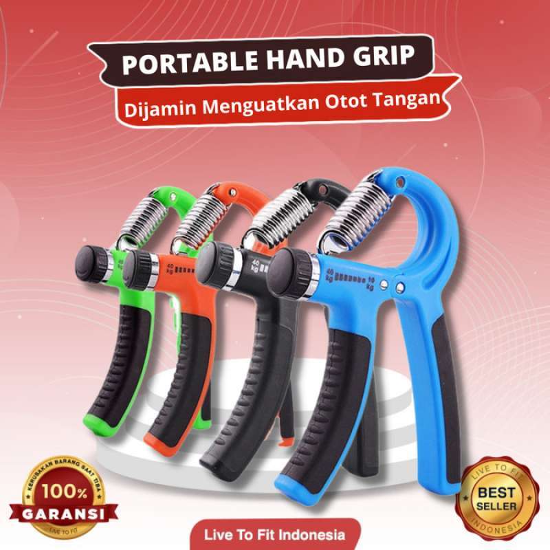 Promo Adjustable Portable Hand Grip / Alat Latihan Otot Jari Lengan ...