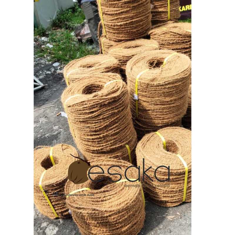 Jual TALI SABUT KELAPA 6MM PANJANG 100M-TALI BAHAN TURUS-TALI GAZEBO ...