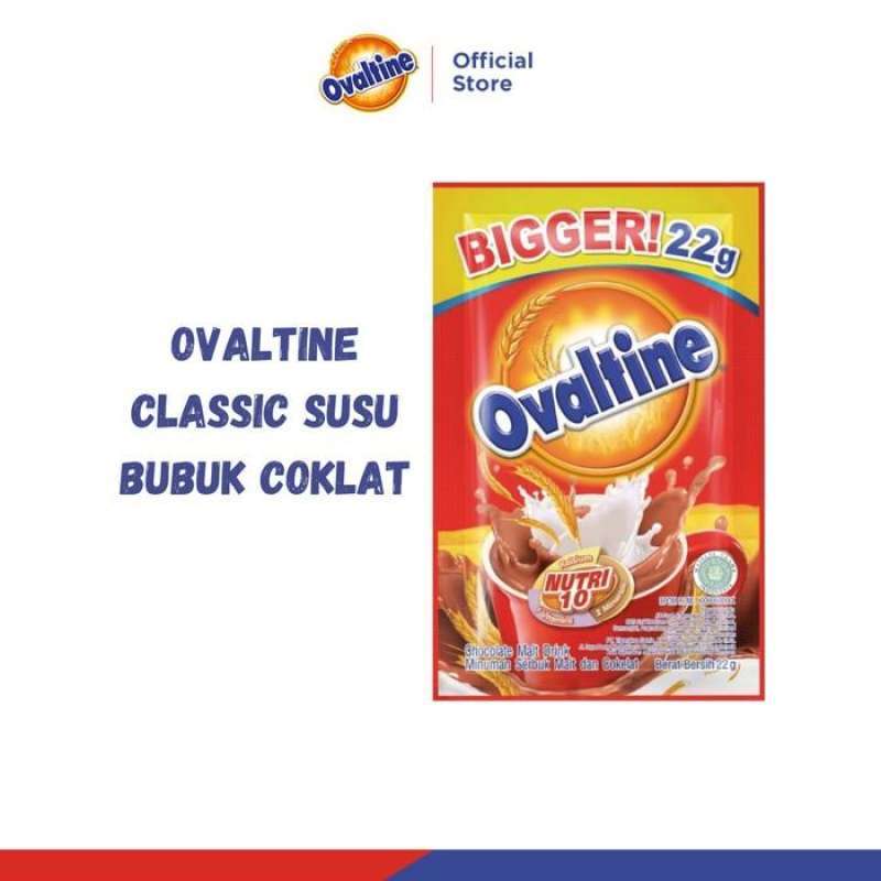 Jual Ovaltine Chocolate Malt Drink Susu Bubuk Coklat 22gr 1 Renceng Di Seller Nicqueen Shop ...