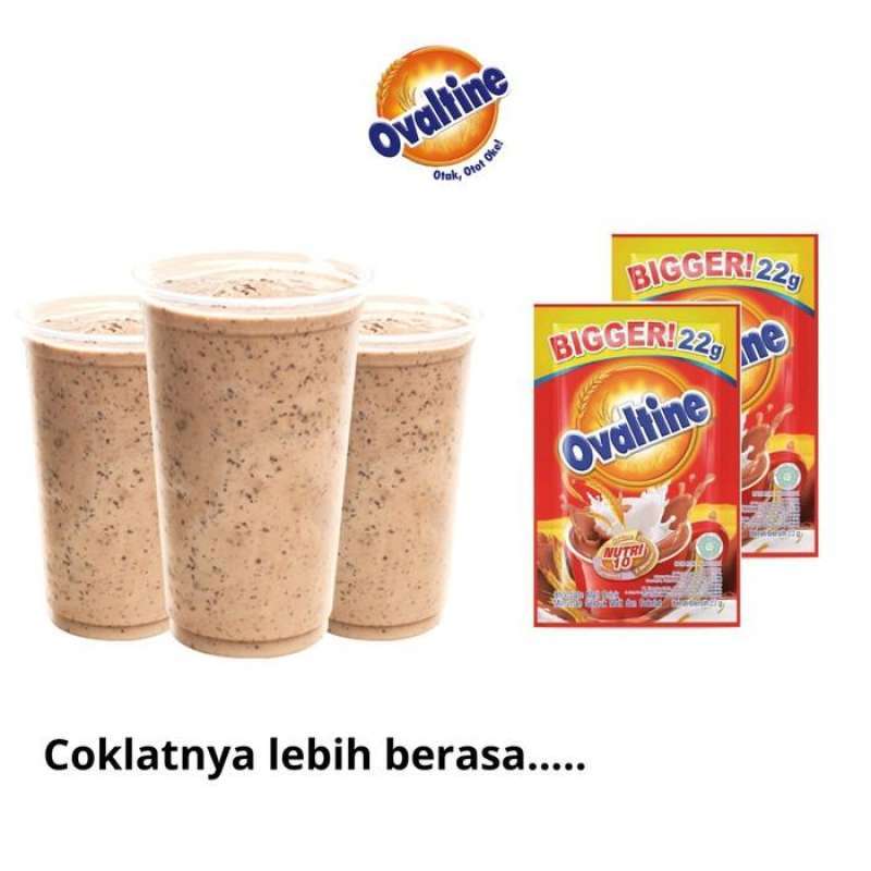 Jual Ovaltine Chocolate Malt Drink Susu Bubuk Coklat 22gr 1 Renceng Di Seller Nicqueen Shop ...