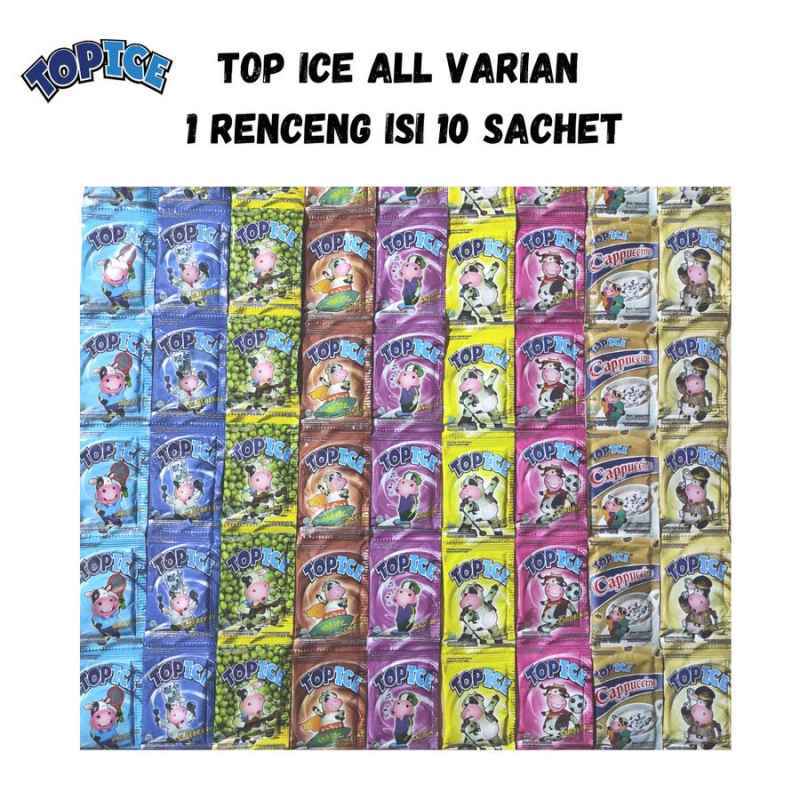 Jual Top Ice All Varian 1 Renceng Isi 10 Sachet Di Seller Nicqueen Shop ...