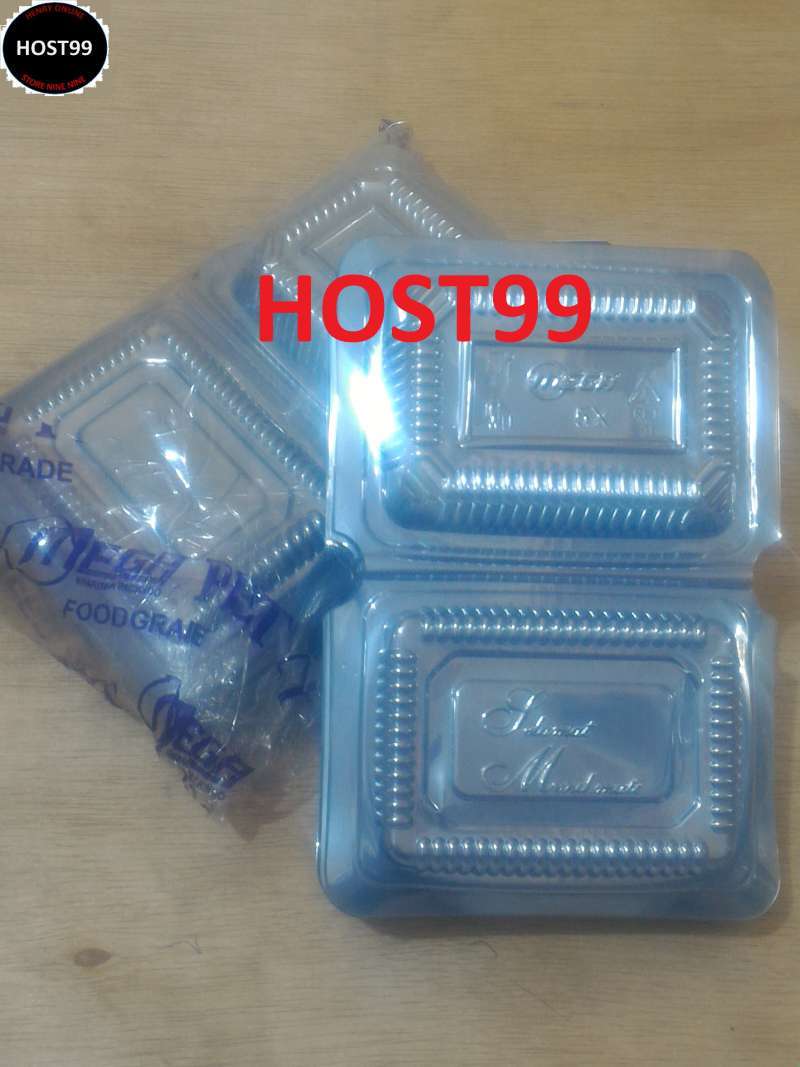 Promo Mika Makanan Bening Mega Food Grade Mika Box Tempat Kue Uk.5x ...