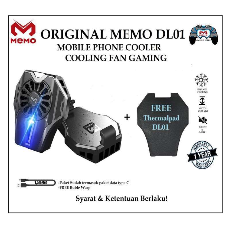 Jual Original Memo DL01 Fancooler Radiator Pendingin HP Coolingfan ...