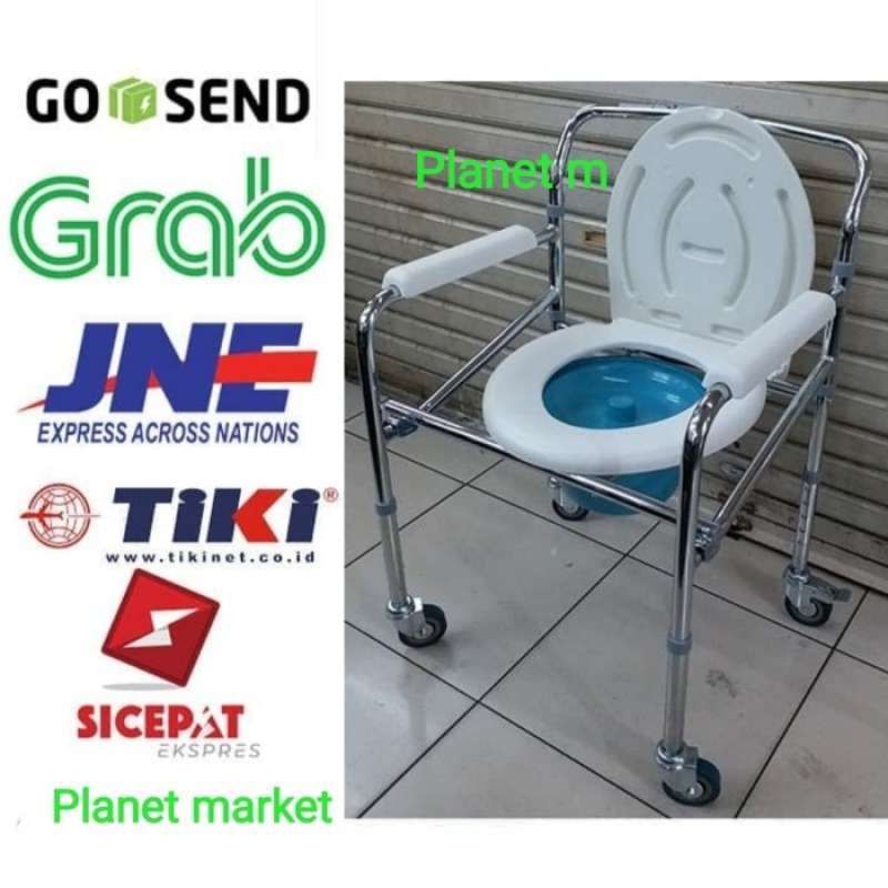 Promo Kursi BAB Commode Chair Dengan Roda Sella, Kursi BAB Diskon 6% di ...